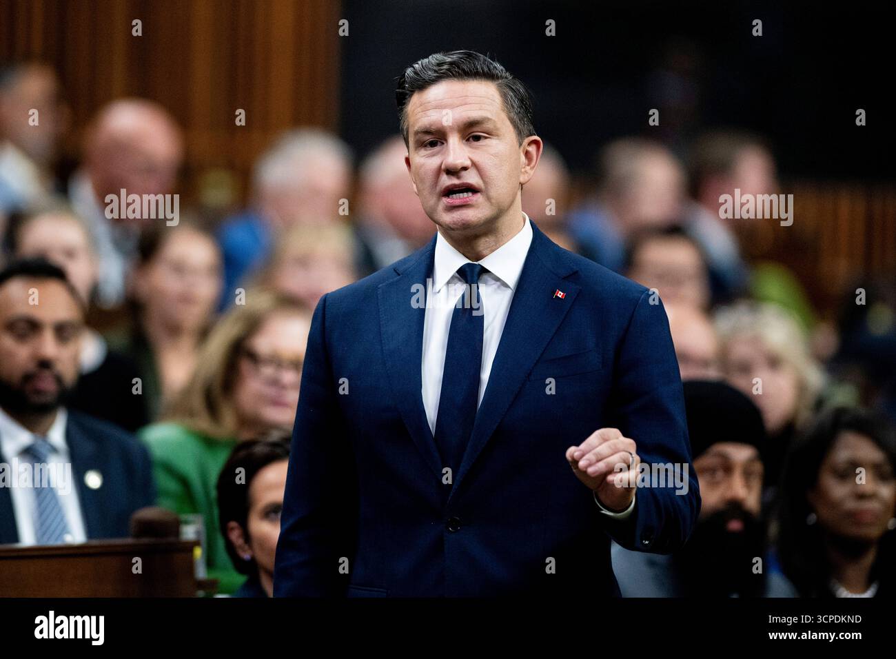Leader of the Conservative Party Pierre Poilievre rises during Question ...