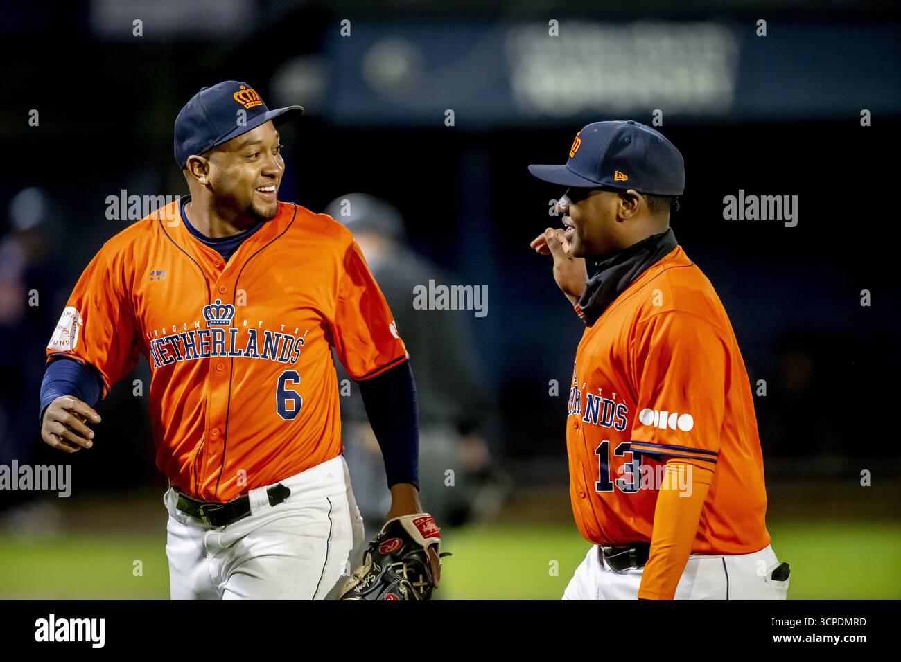 ROTTERDAM - Dutch baseball players Jonathan SCHOOP and PROFAR Juremi in ...