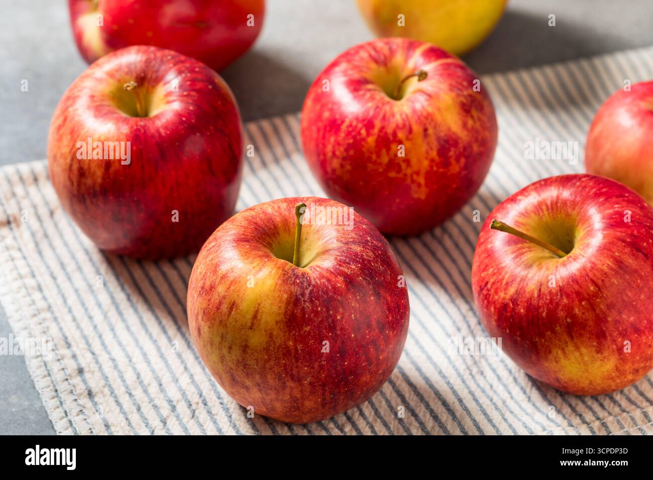 Organic Raw Red Envy Apples Ready to Eat in the Fall Stock Photo - Alamy