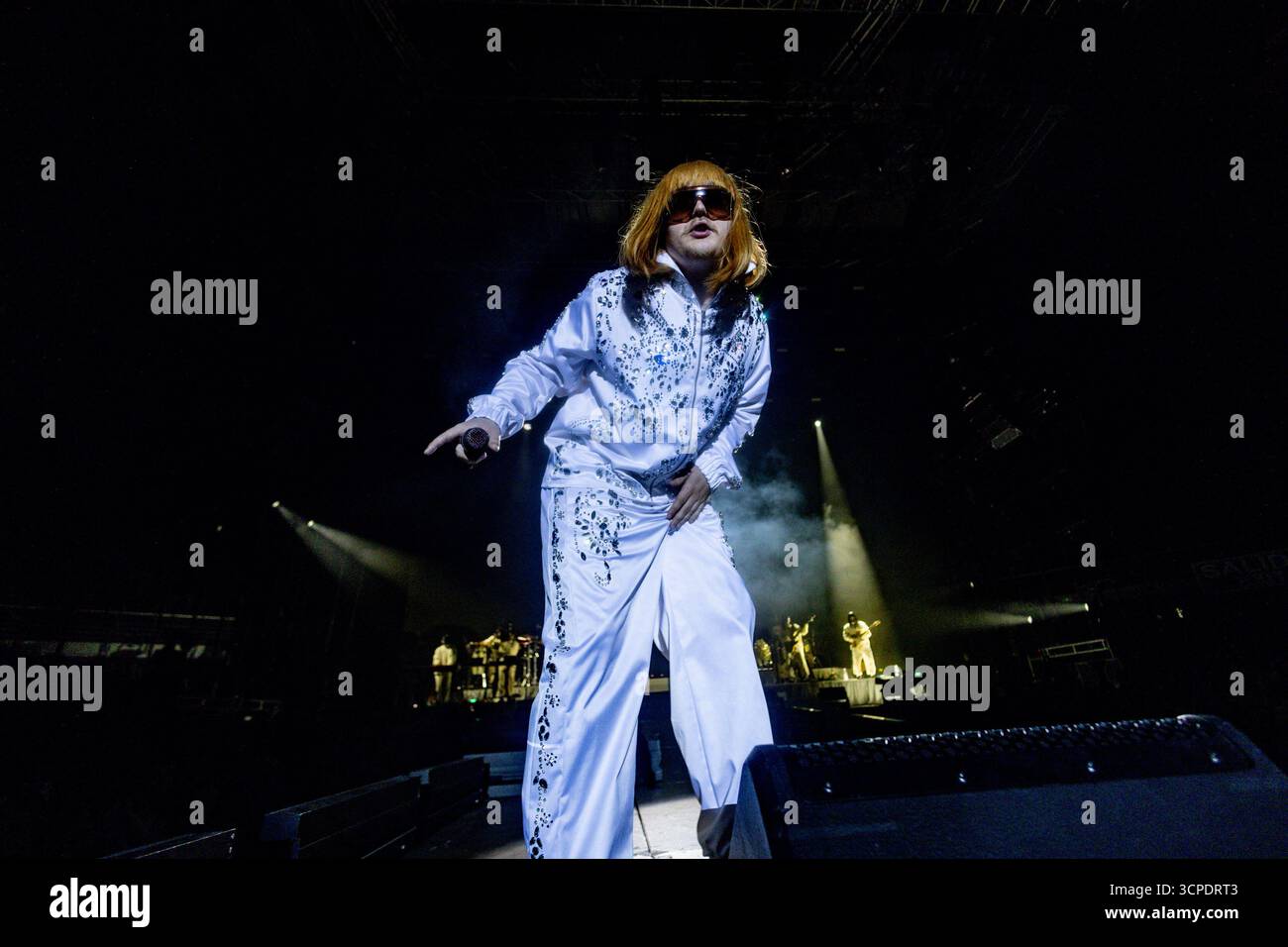 The singer Rusowsky during a concert at the Movistar Arena, on ...