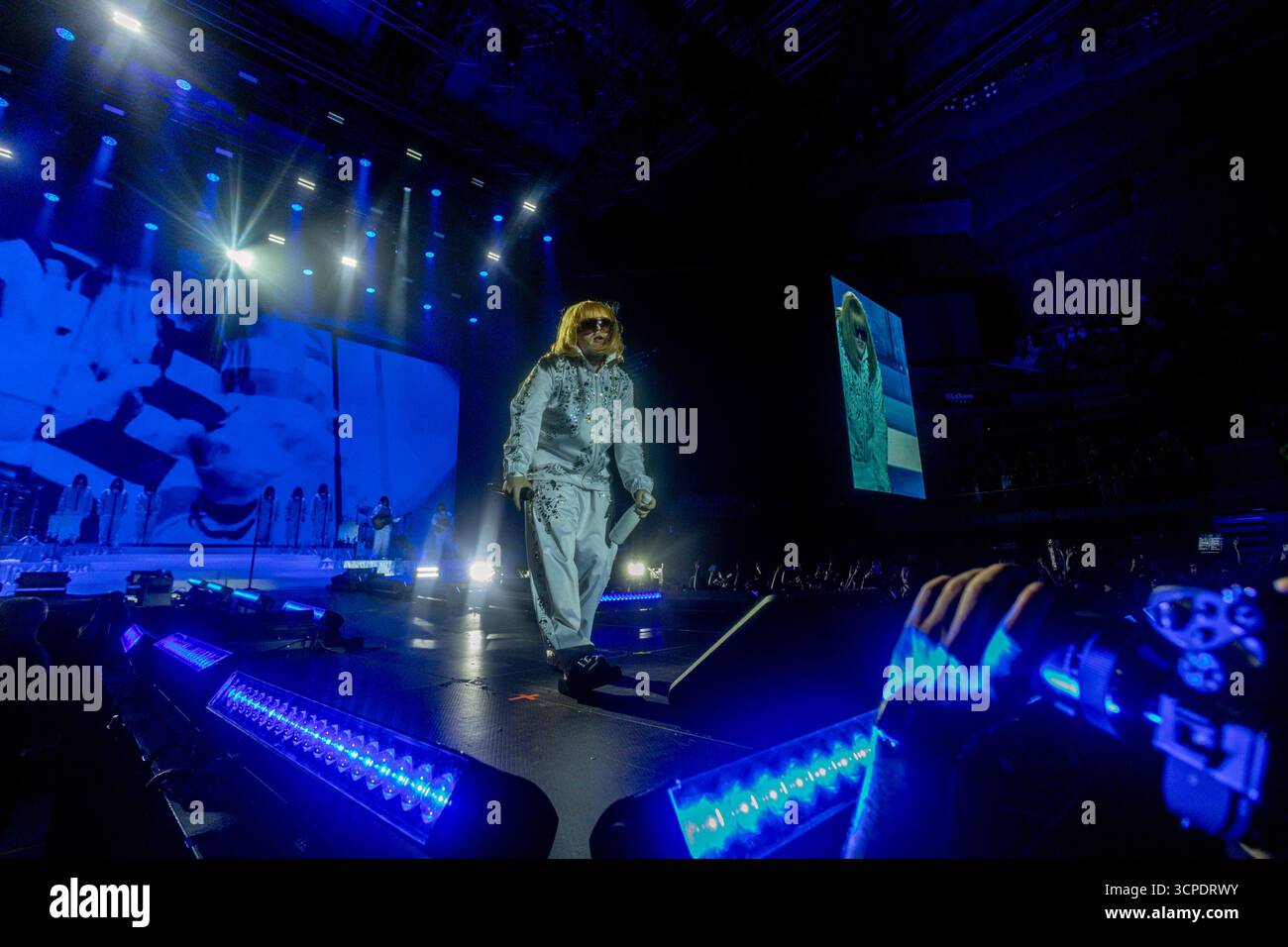 The singer Rusowsky during a concert at the Movistar Arena, on ...