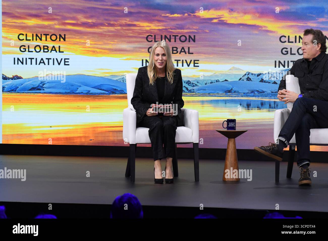 TIME CEO Jessica Sibley onstage at the Clinton Global Initiative 2025 ...