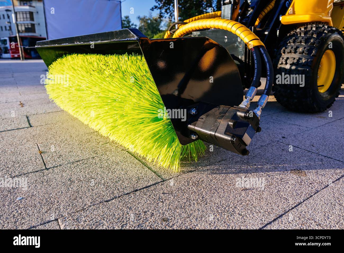 Rotating brush city cleaning hi-res stock photography and images - Alamy