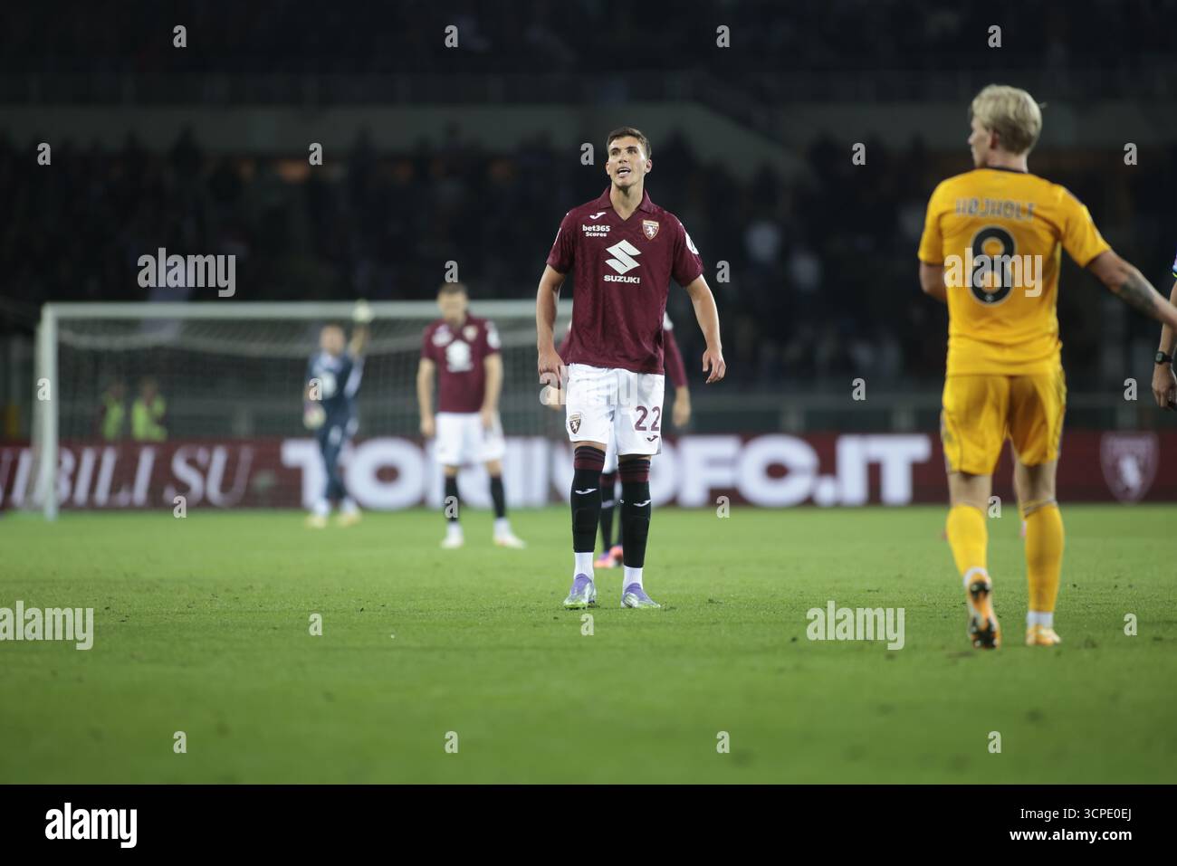 Cesare Casadei of Torino FC during the Coppa Italia, 2025/26 season ...