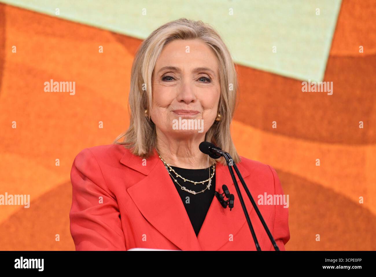 Hillary Clinton onstage at the Clinton Global Initiative 2025 Annual ...