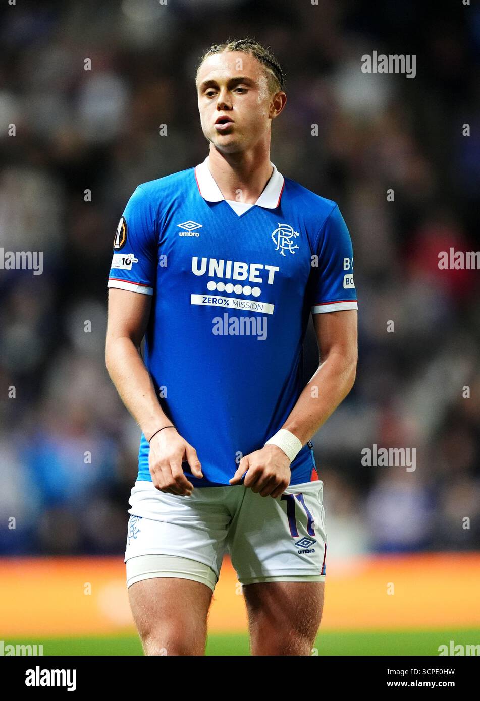 Rangers' Thelo Aasgaard during the UEFA Europa League, league stage ...