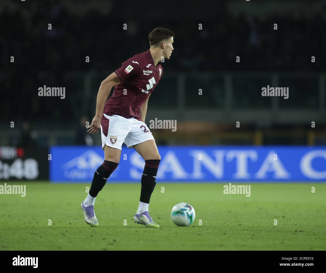 Cesare Casadei of Torino FC during the Coppa Italia, 2025/26 season ...