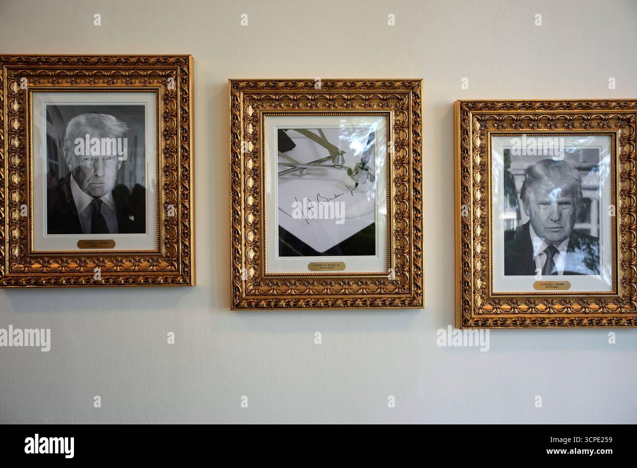 A pictures of an autopen of former President Joe Biden's signature is ...