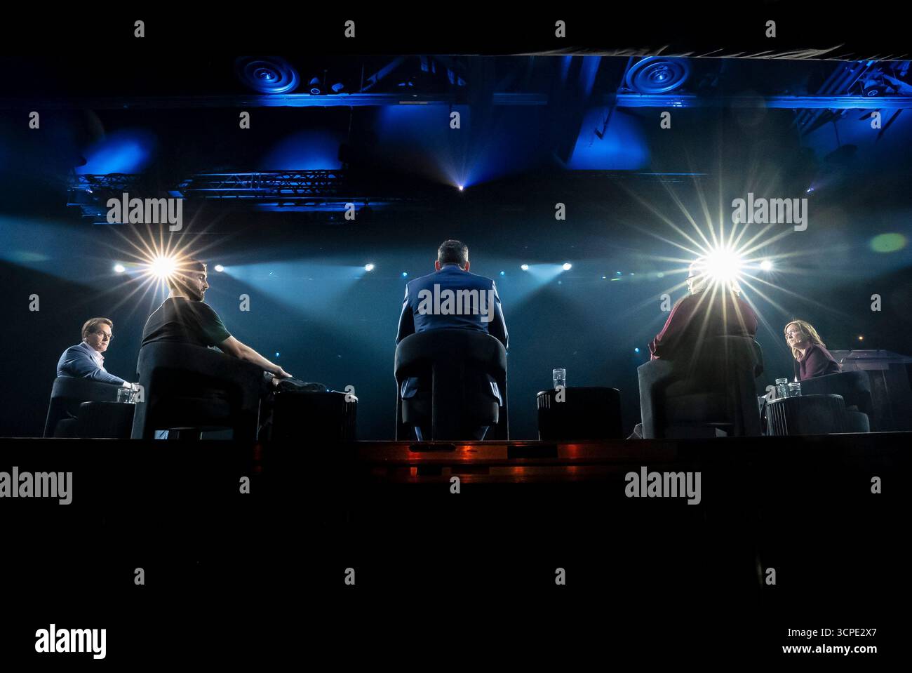 From left: John Watson of Bell, Aidan Gomez of Cohere, Minister of ...