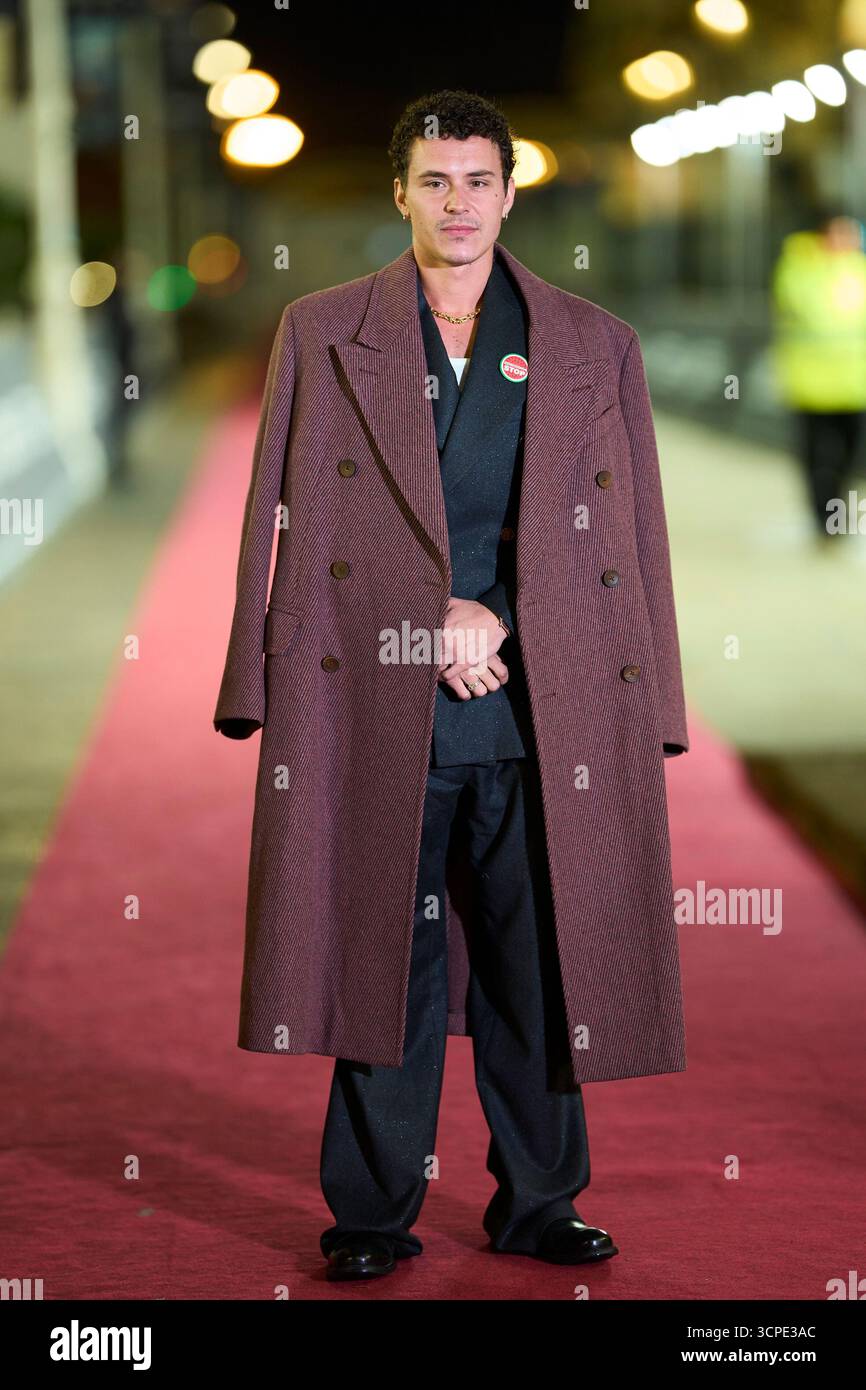 Aron Piper attended 'La tregua' Red Carpet during 73rd San Sebastian ...