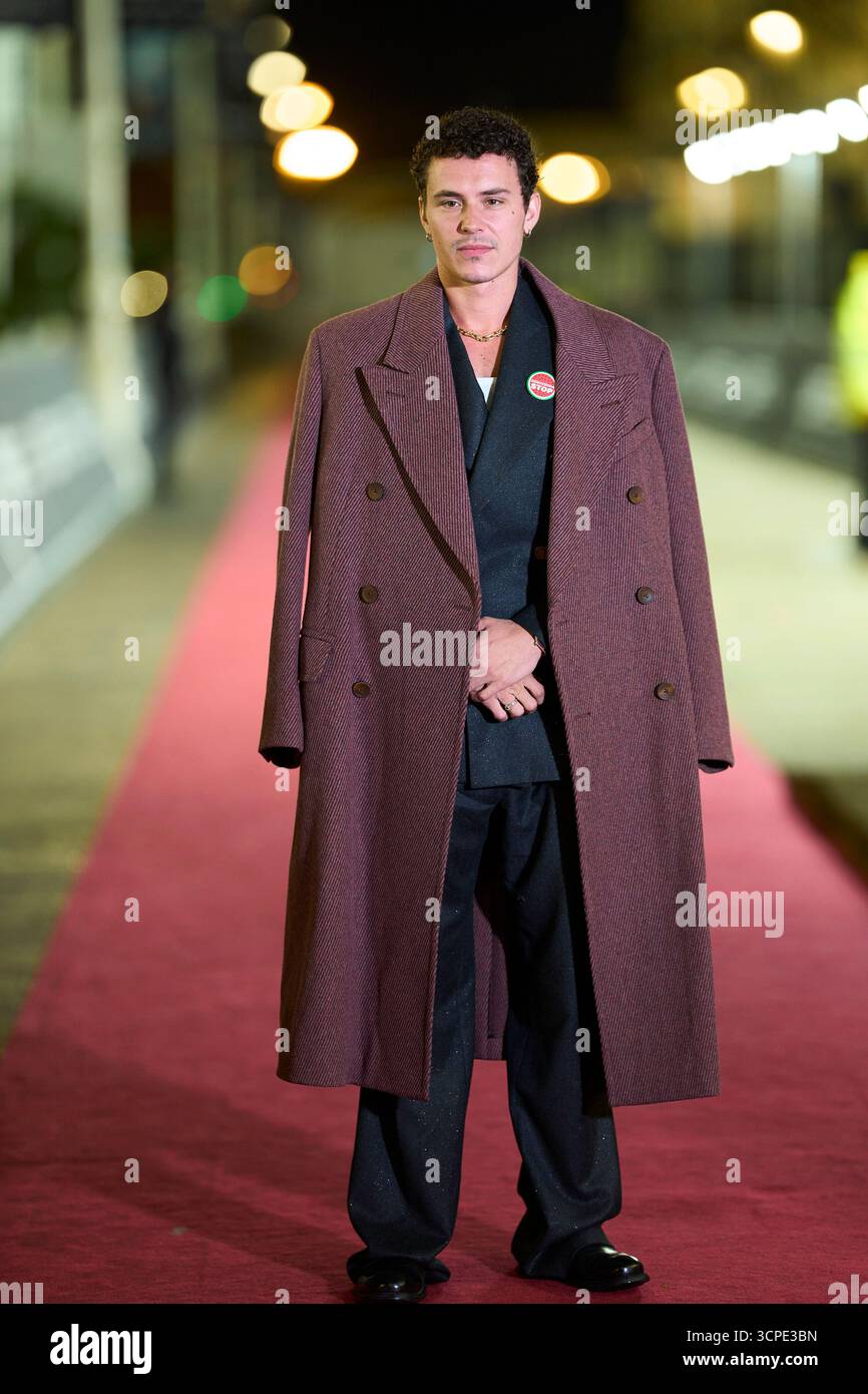 Aron Piper attended 'La tregua' Red Carpet during 73rd San Sebastian ...