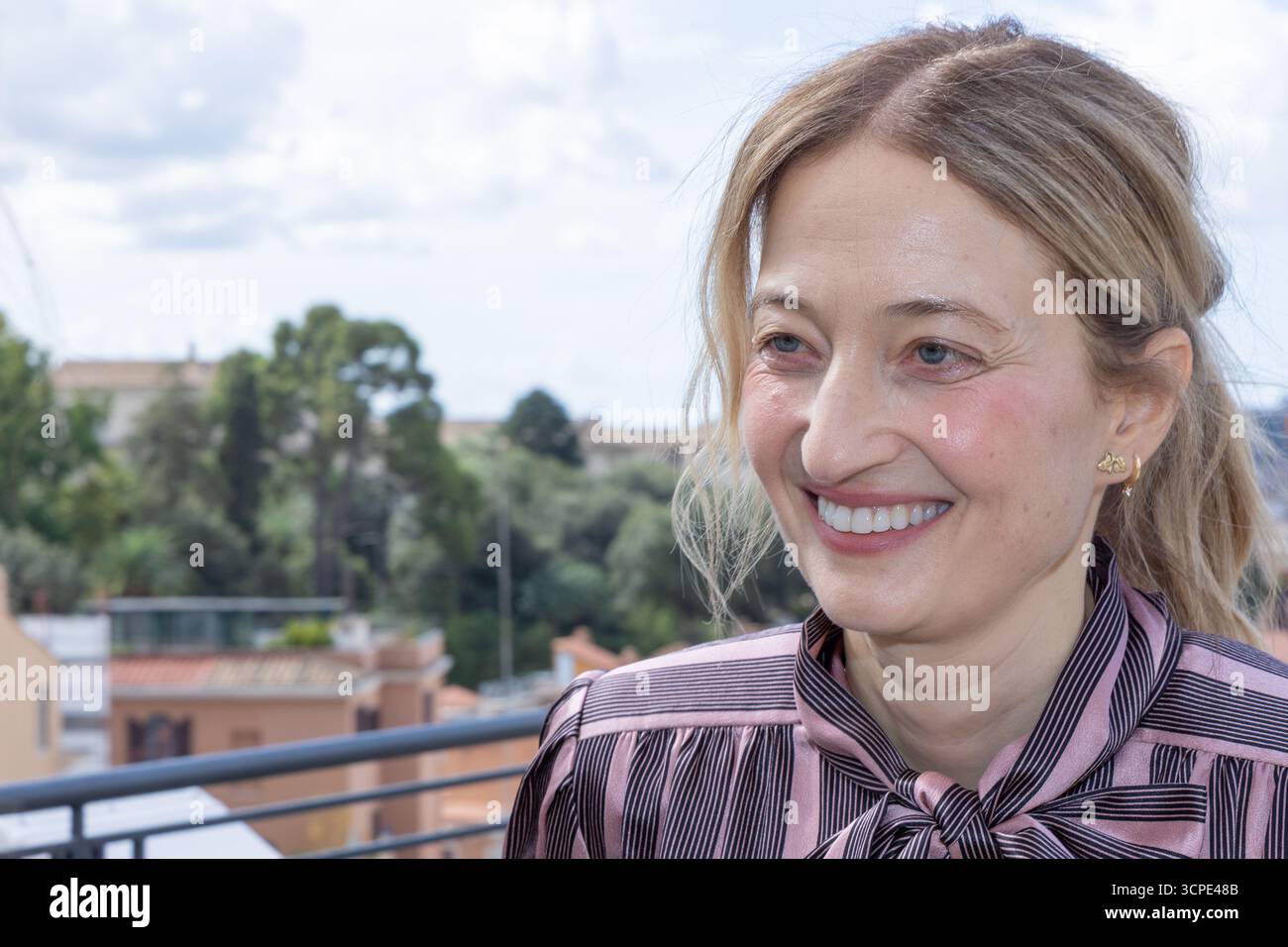 Italian actress Alba Rohrwacher attends the photocall for the film "Tre ...