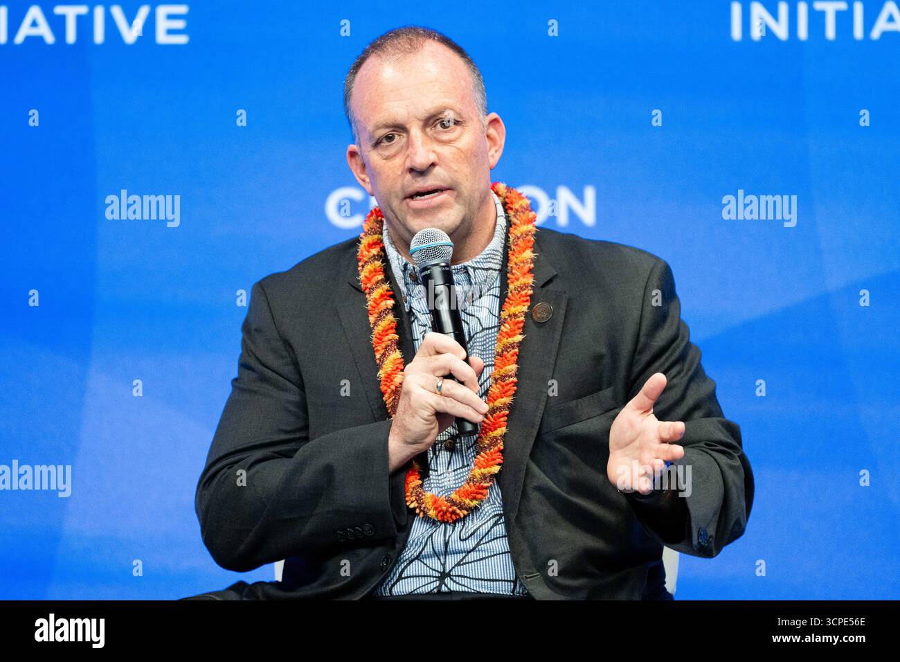 Josh Green, Governor, State of Hawaii, speaking at the Clinton Global ...