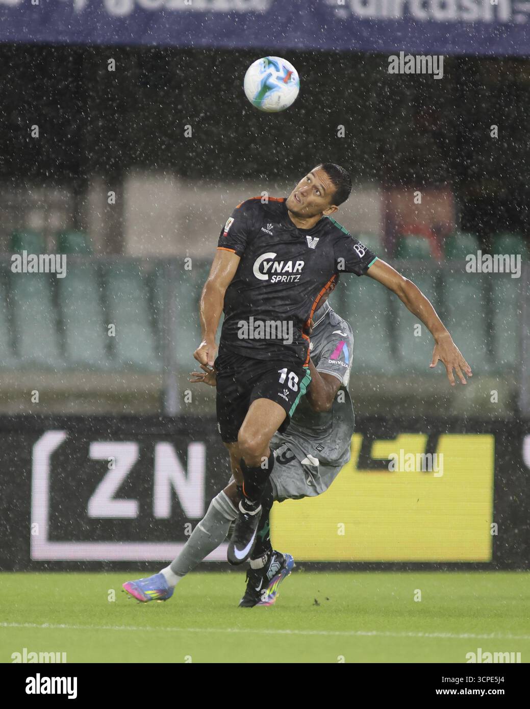 Michael Venturi of Venezia FC play the ball during Hellas Verona FC vs ...