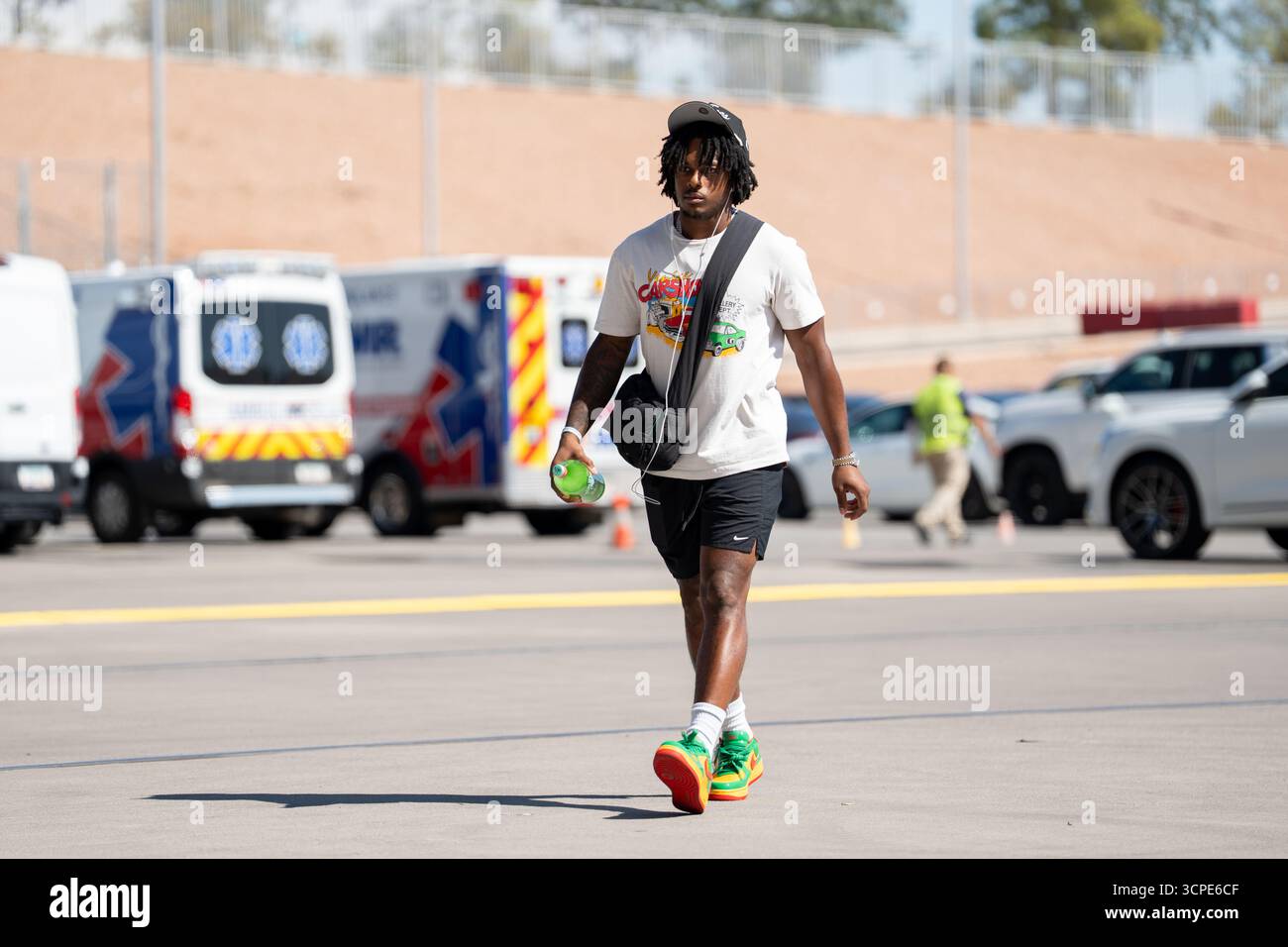 Arizona Cardinals wide receiver Greg Dortch arrives to State Farm ...