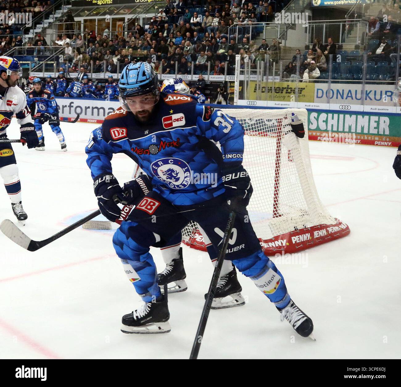 Riley BARBER (Ingolstadt), Eishockey, DEL I, 2025/26, 25.09.25 ERC ...