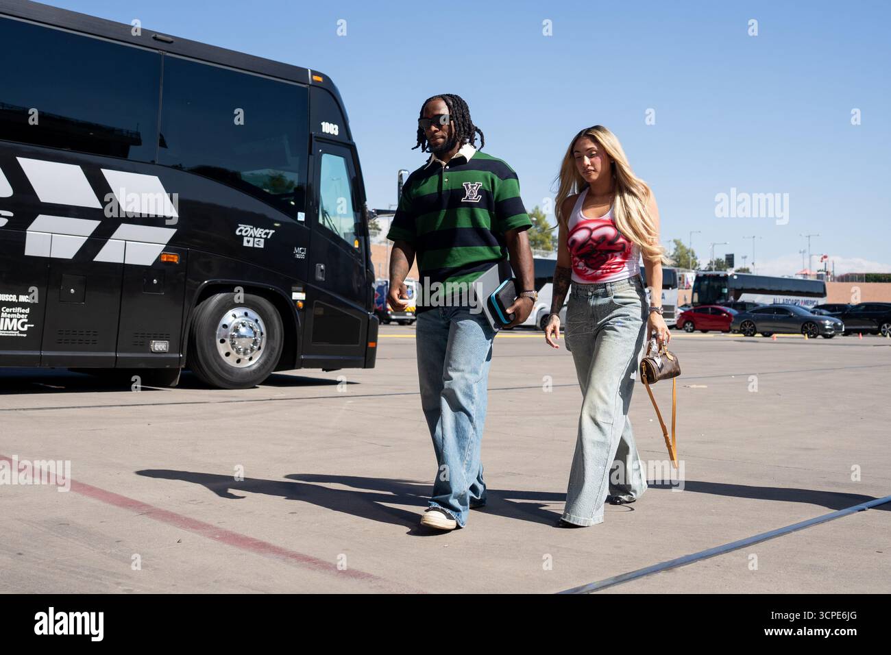 Arizona Cardinals running back Michael Carter (left) arrives to State ...