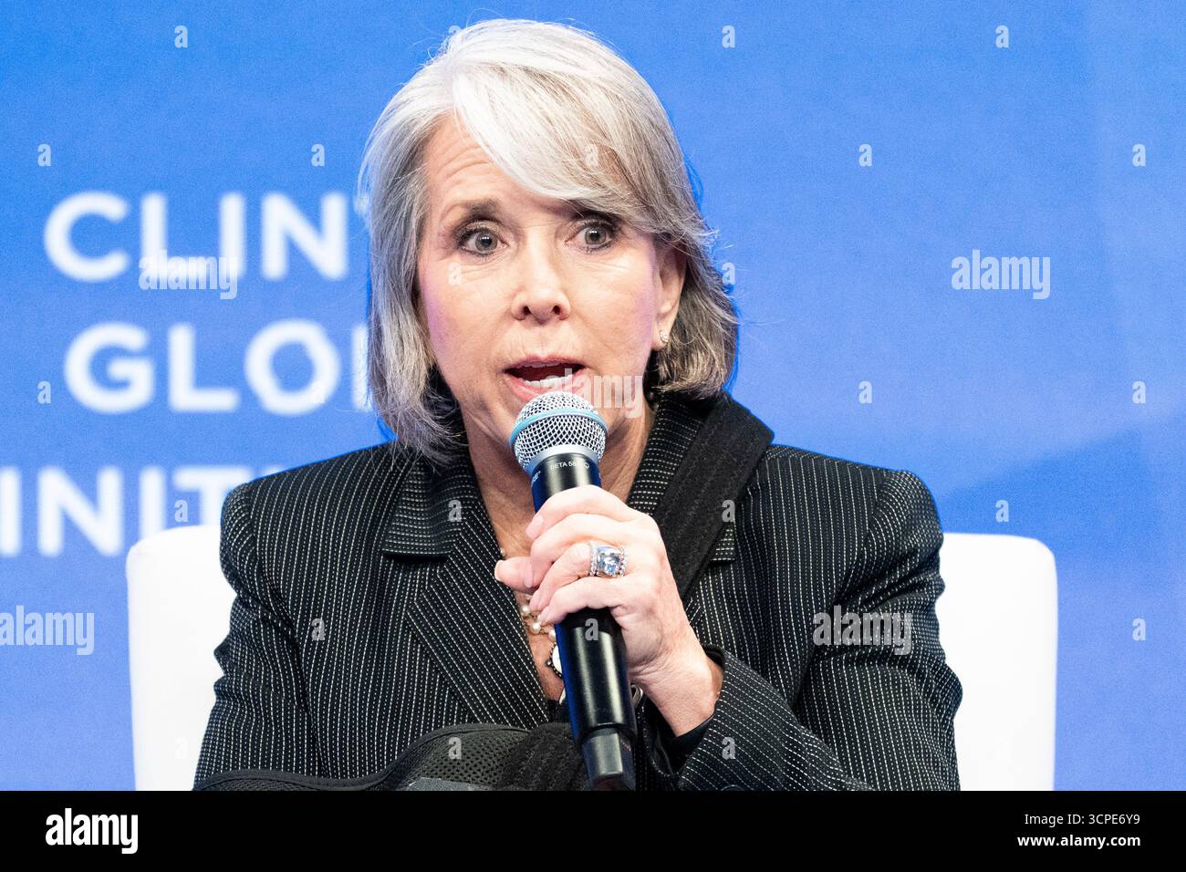 Michelle Lujan Grisham, Governor, State of New Mexico, speaking at the ...