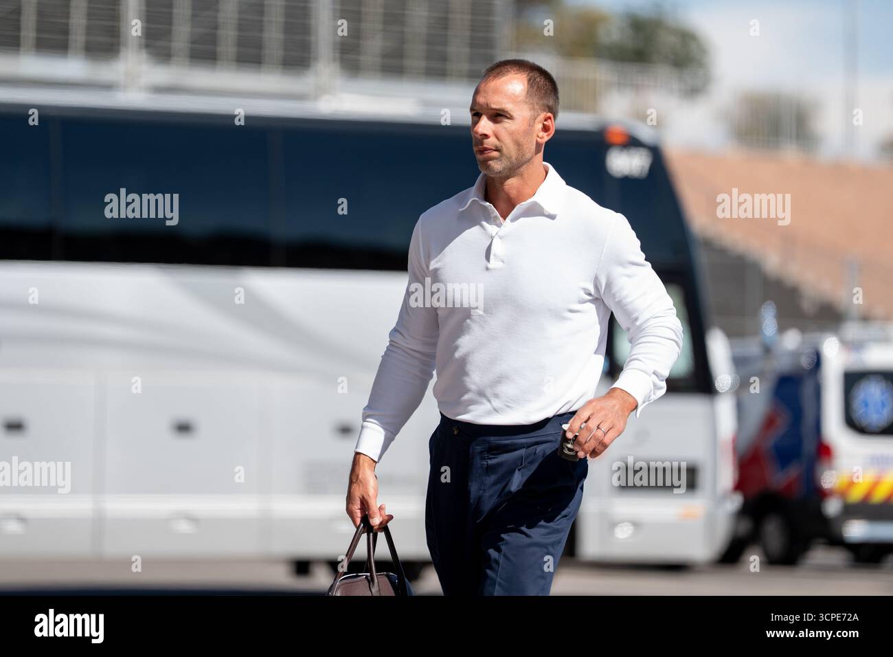 Arizona Cardinals head coach Jonathan Gannon arrives to State Farm ...