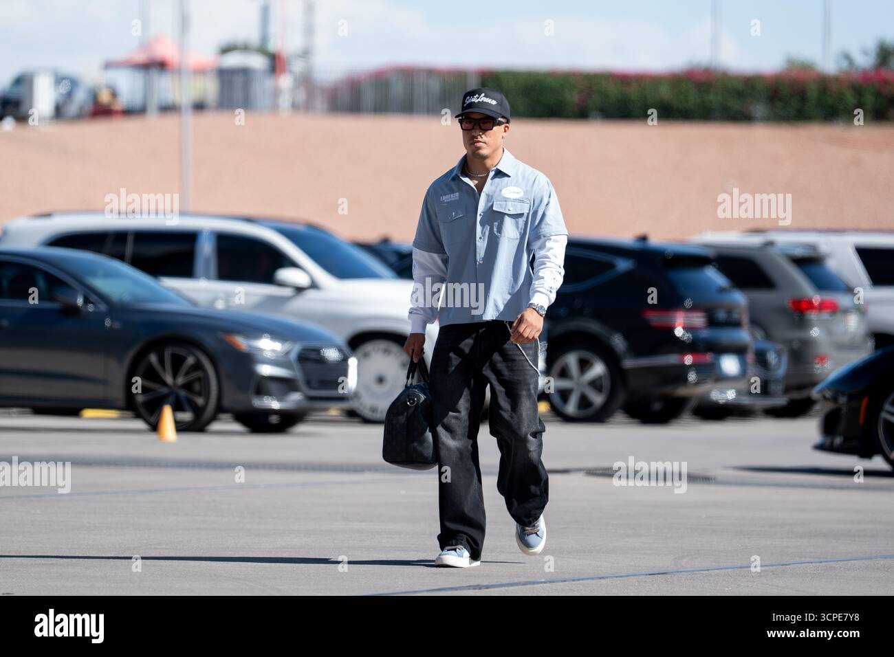Arizona Cardinals wide receiver Andre Baccellia arrives to State Farm ...