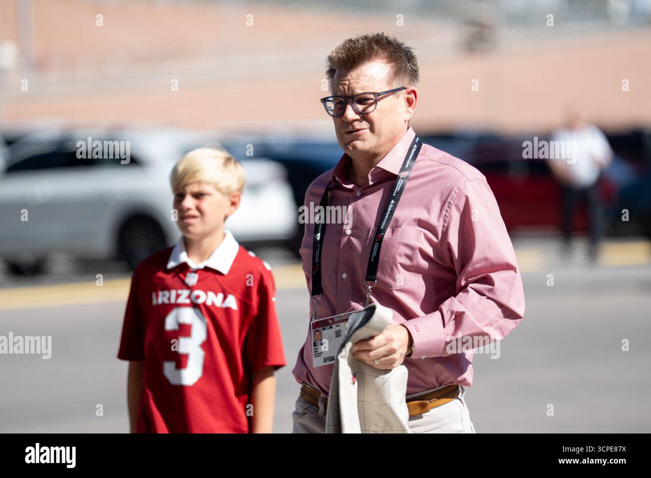 Arizona Cardinals Owner Michael Bidwell arrives to State Farm Stadium ...