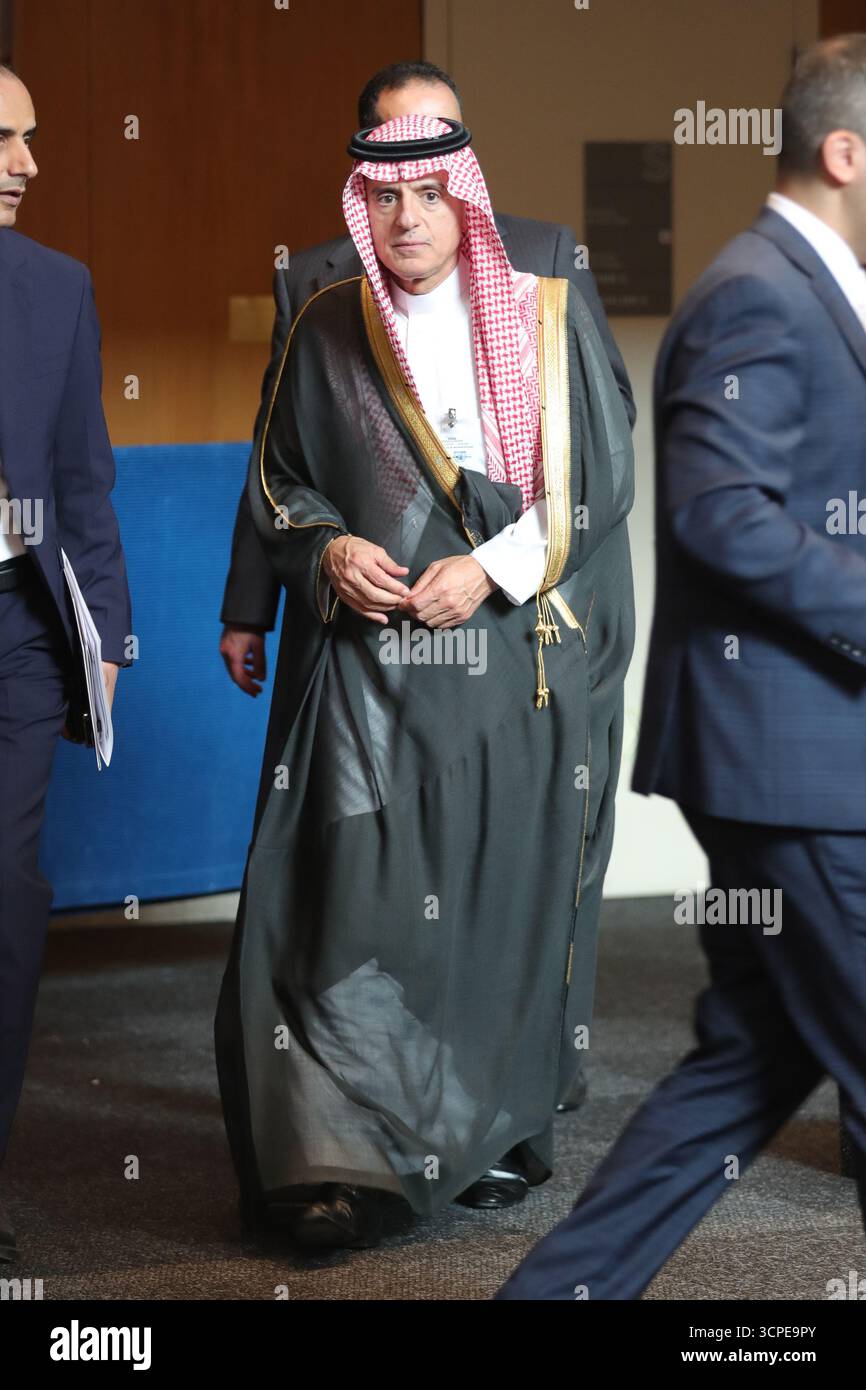 NEW YORK, NEW YORK – SEPTEMBER 23: Adel bin Ahmed Al-Jubeir, Minister ...
