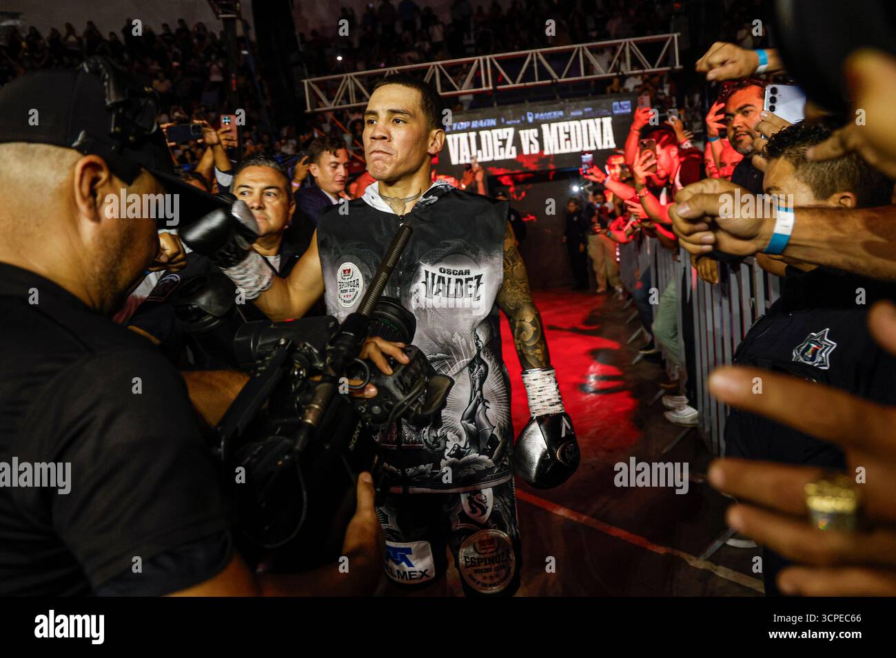 NOGALES, MEXICO - SEPTEMBER 6: Oscar Valdez, during the Oscar Valdez vs ...