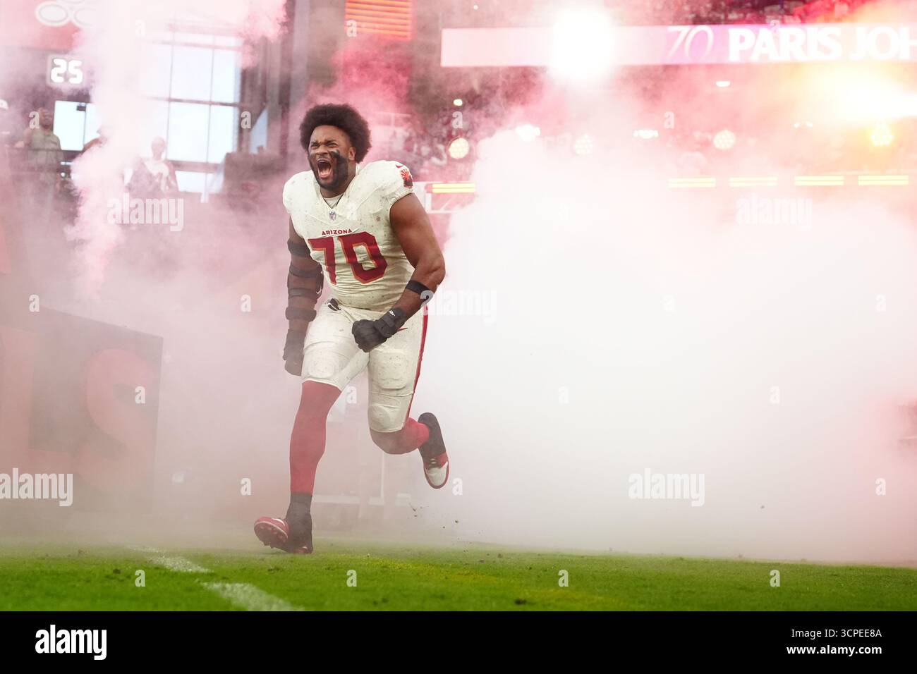 Arizona Cardinals offensive lineman Paris Johnson Jr. is introduced ...