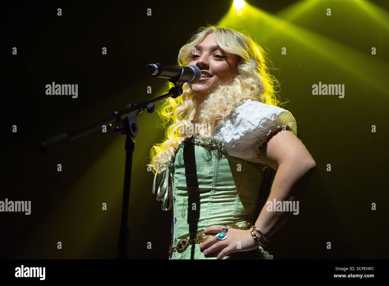 Chanel Yates performs onstage during a concert at KOKO. (Photo by ...
