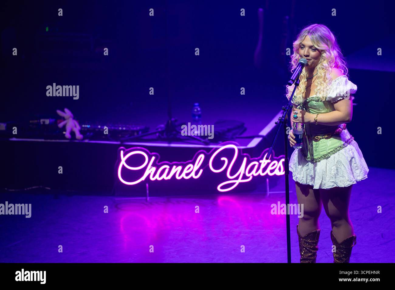 Chanel Yates performs onstage during a concert at KOKO. (Photo by ...