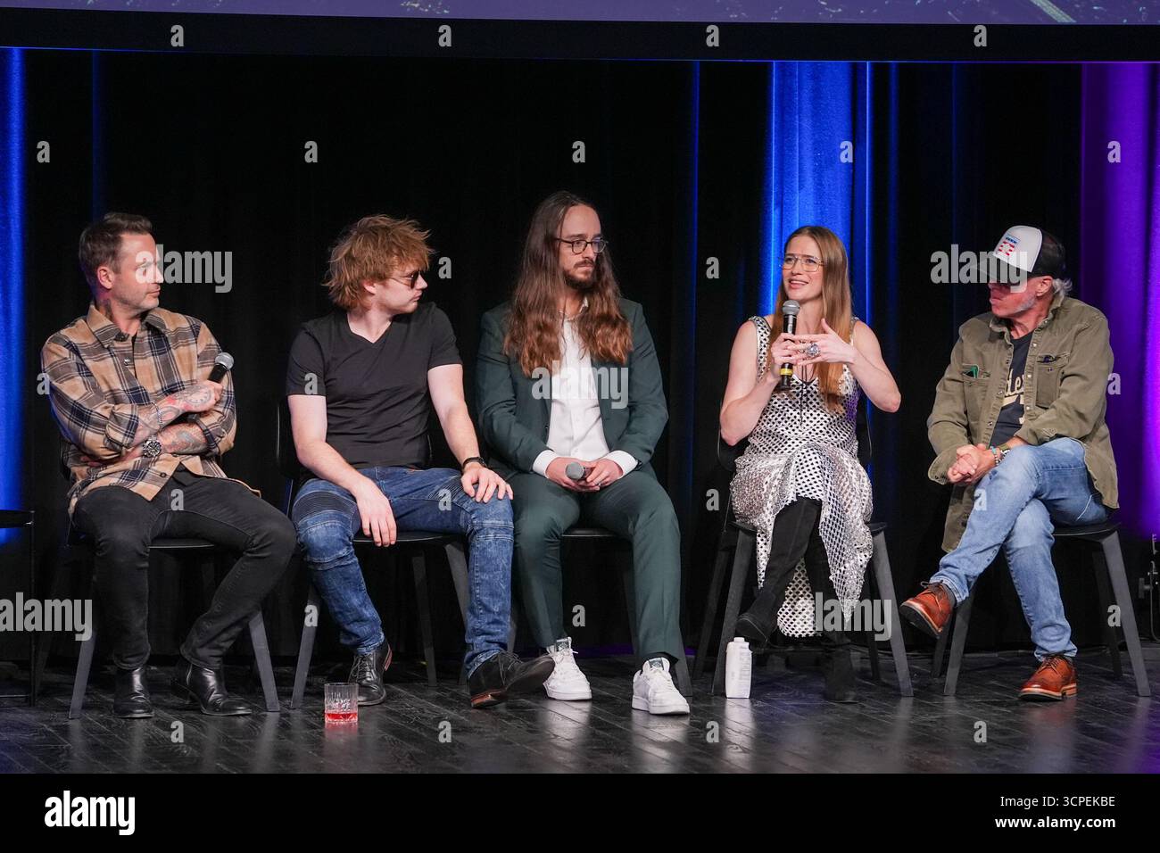 (L-R) Dallas Smith, Owen Maggs, Laurent Pitre, Camille Stopps and Joel ...