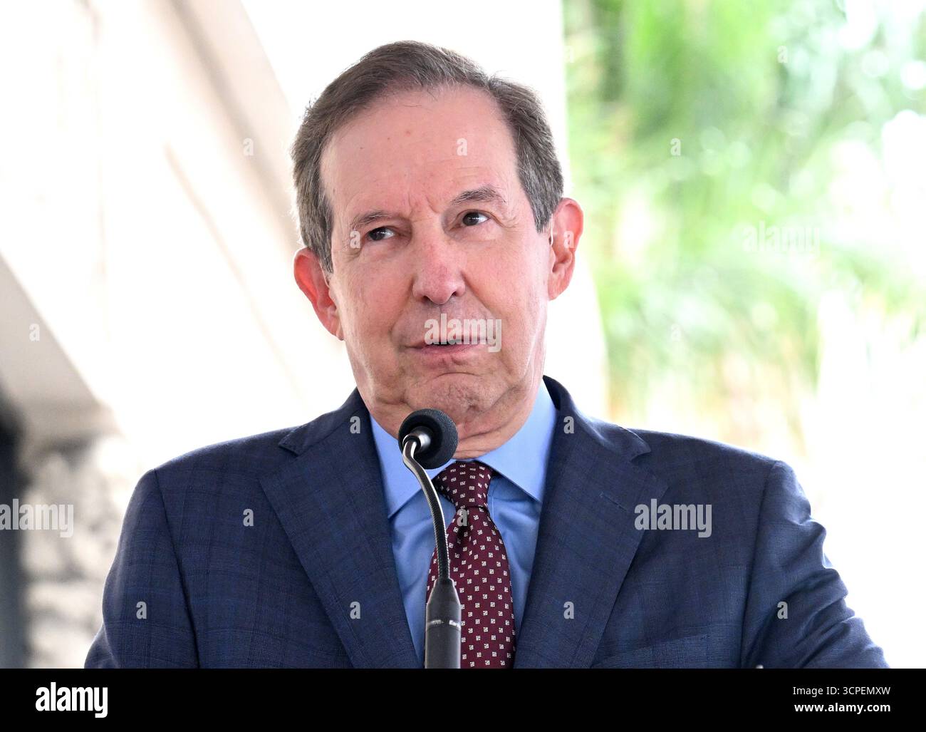 Television Journalist Chris Wallace speaks at his Star Ceremony on The ...