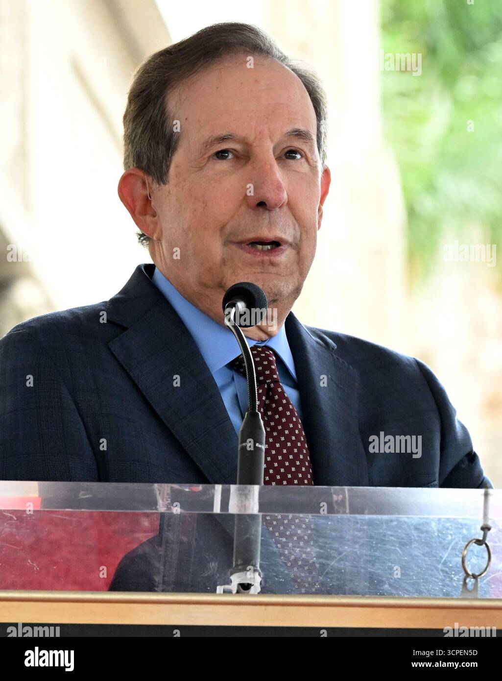Television Journalist Chris Wallace speaks at his Star Ceremony on The ...