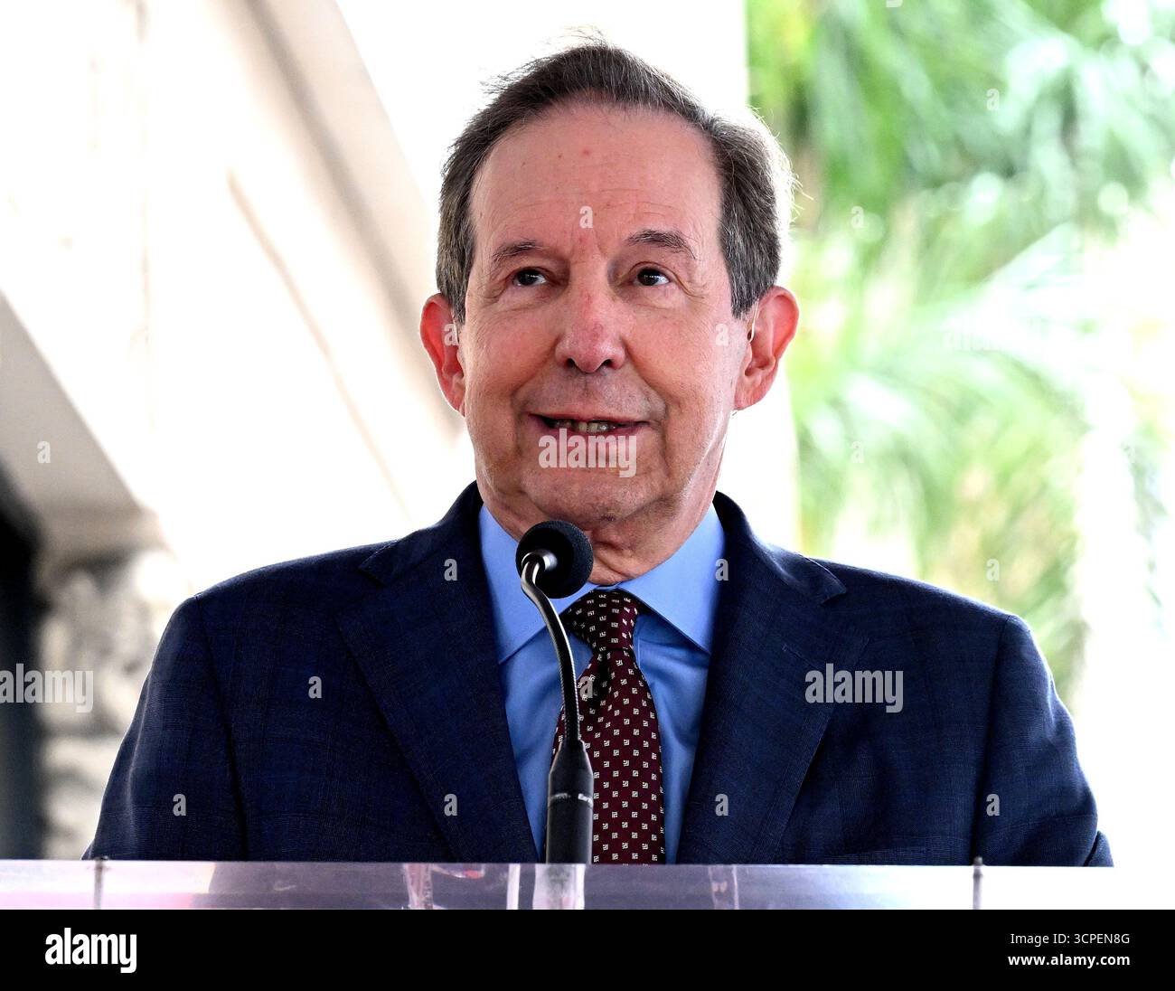 Television Journalist Chris Wallace speaks at his Star Ceremony on The ...