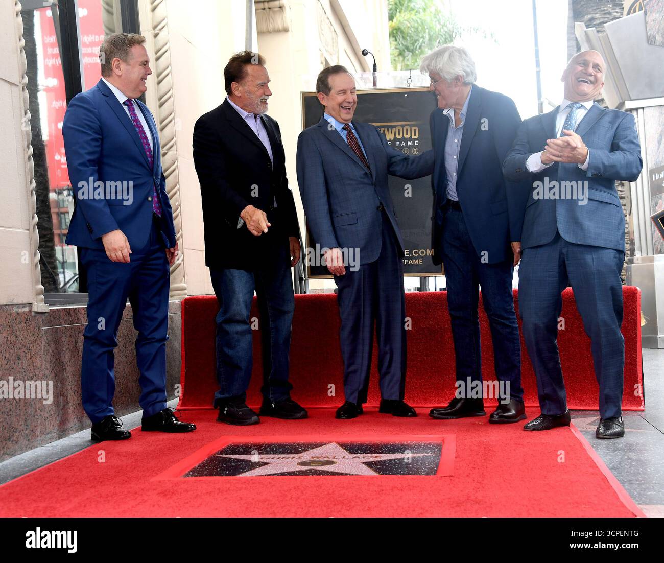 Hollywood Chamber of Commerce's Board Chair Jerry Neuman, actor Arnold ...