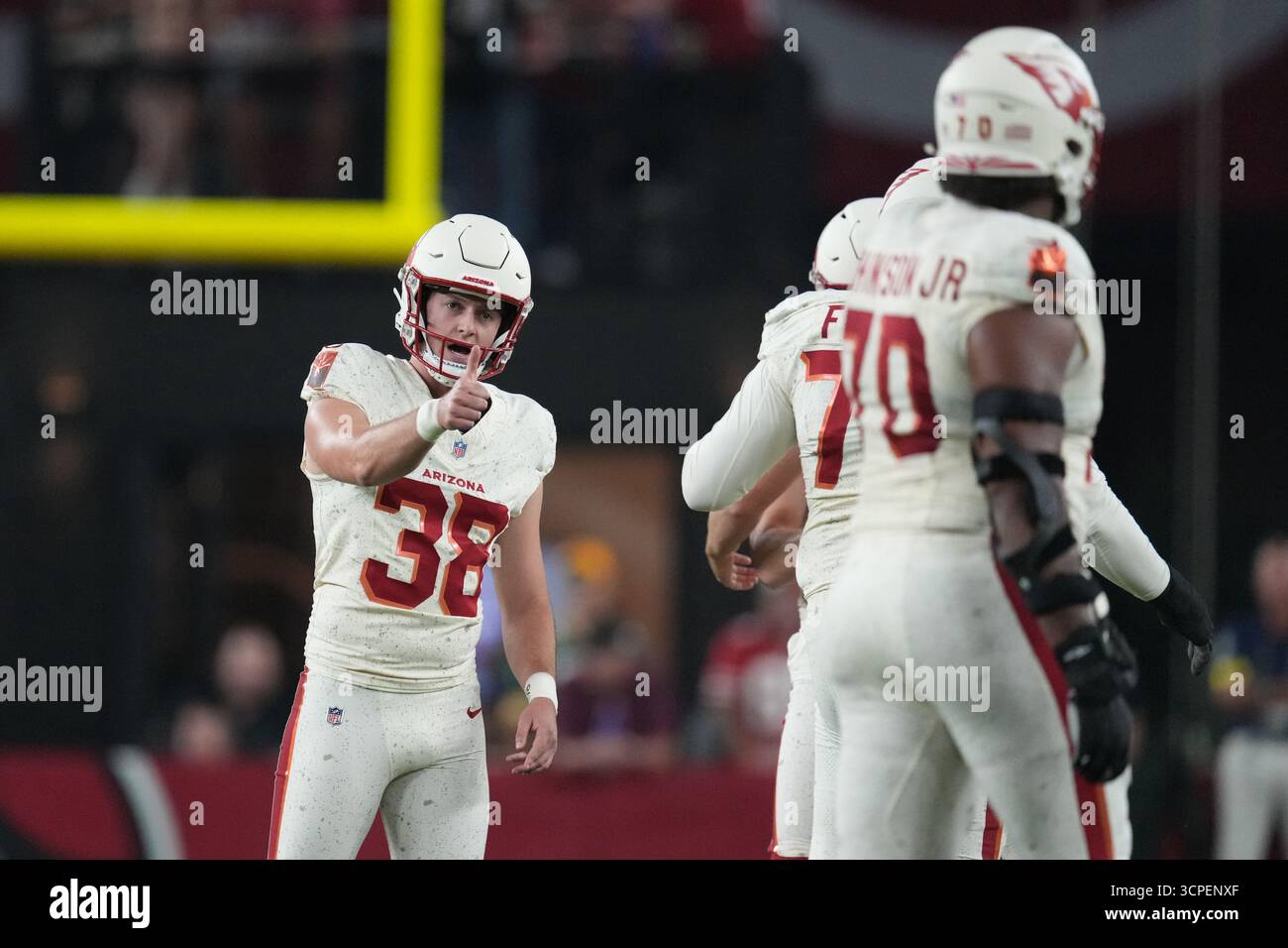Arizona Cardinals kicker Chad Ryland after making a 57-yard field goal ...