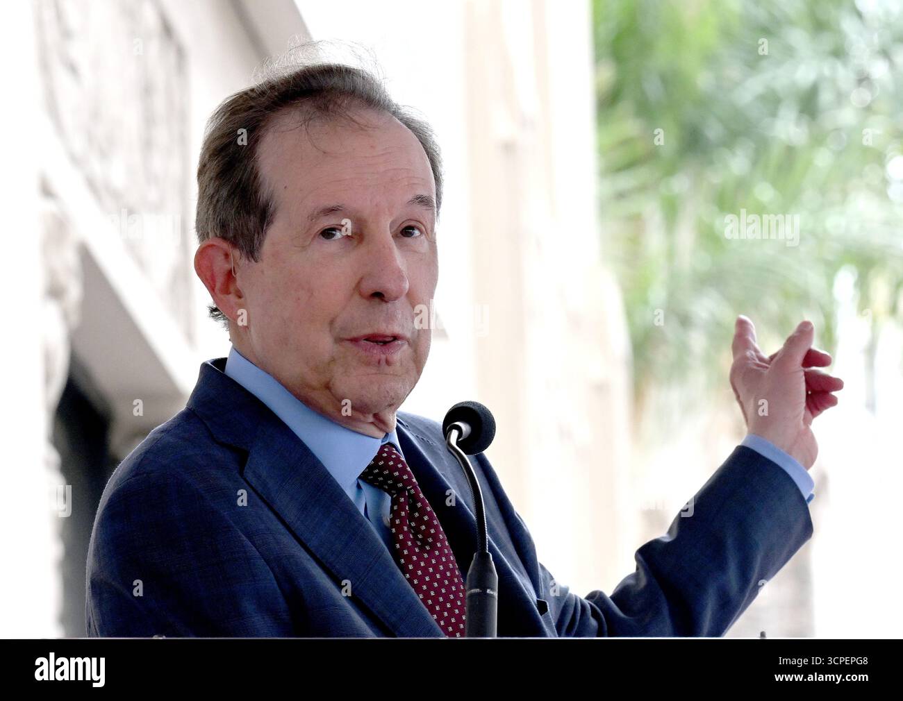 Television Journalist Chris Wallace speaks at his Star Ceremony on The ...