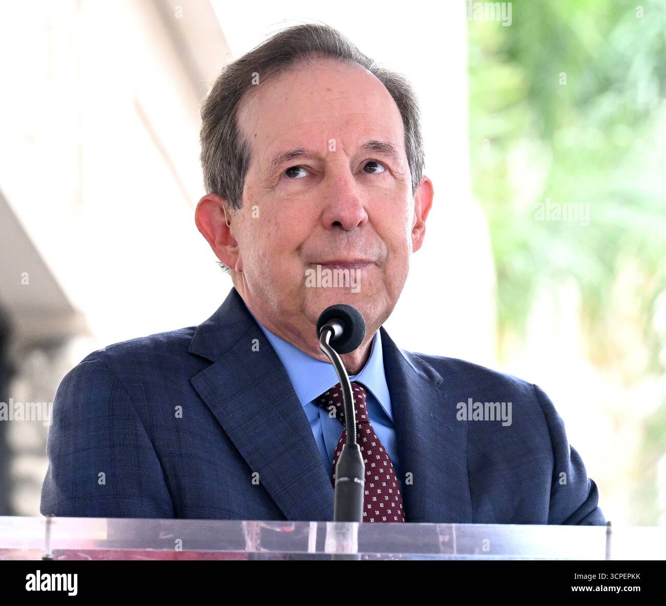 Television Journalist Chris Wallace speaks at his Star Ceremony on The ...