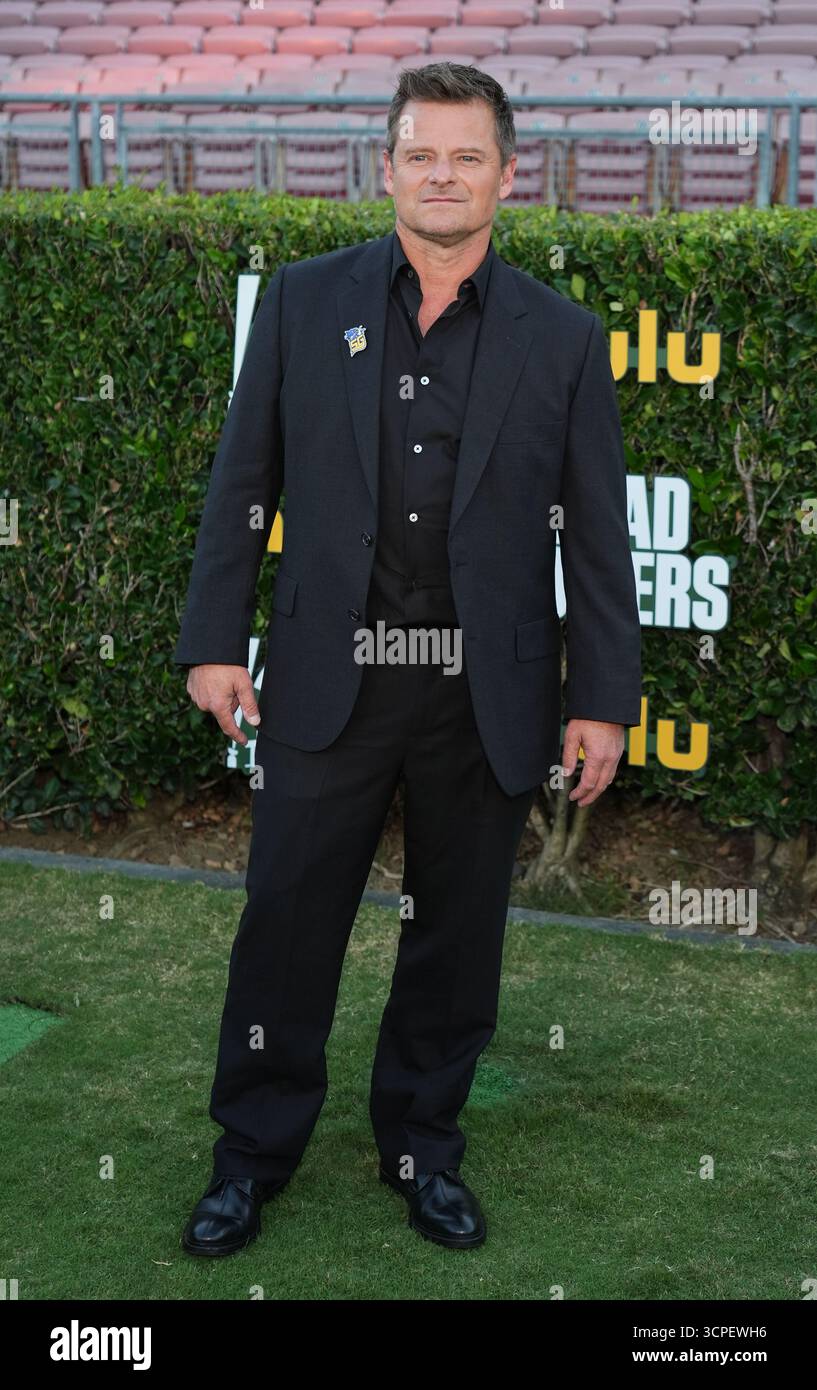 Steve Zahn, a cast member in "Chad Powers," arrives at the premiere of ...