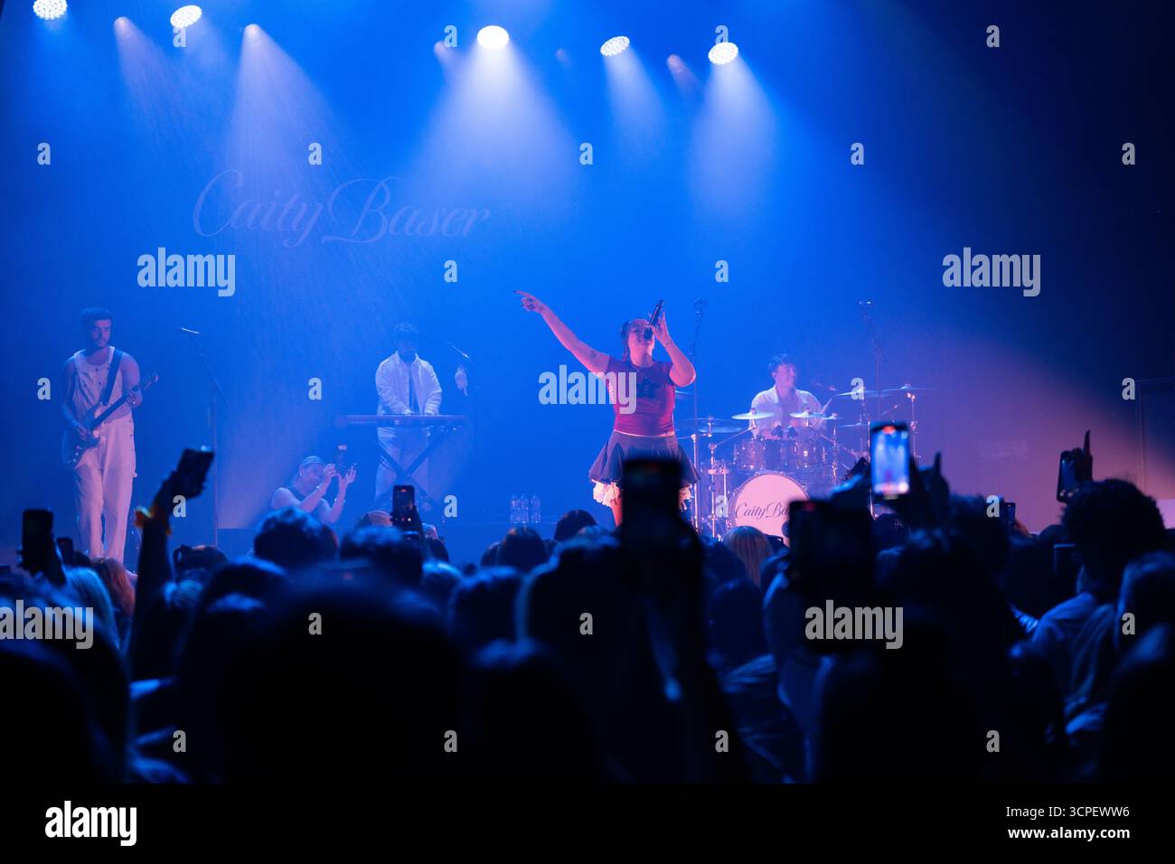 Caity Baser performs on stage during a concert at KOKO Stock Photo - Alamy