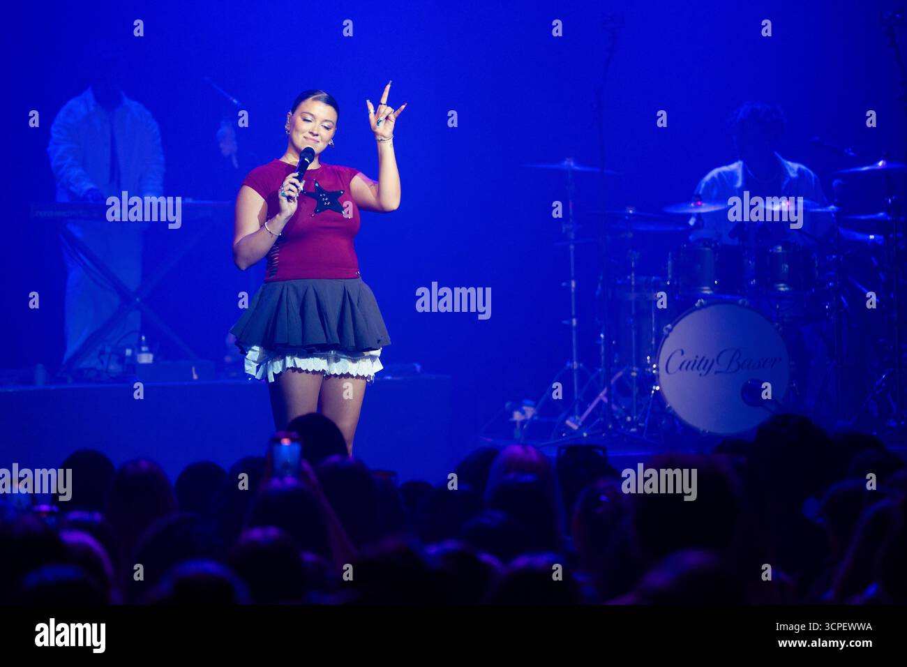 Caity Baser performs on stage during a concert at KOKO Stock Photo - Alamy