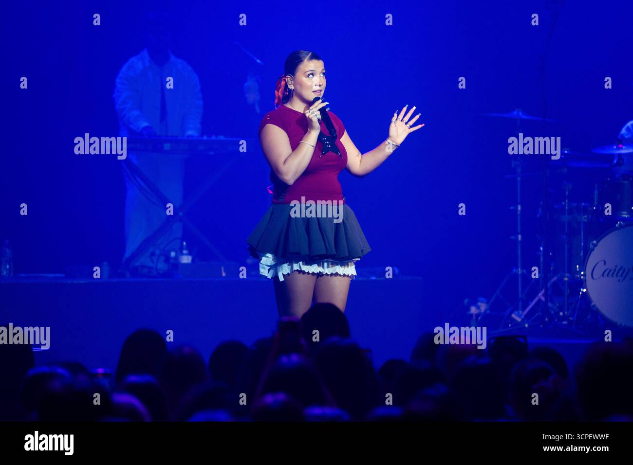 Caity Baser performs on stage during a concert at KOKO Stock Photo - Alamy