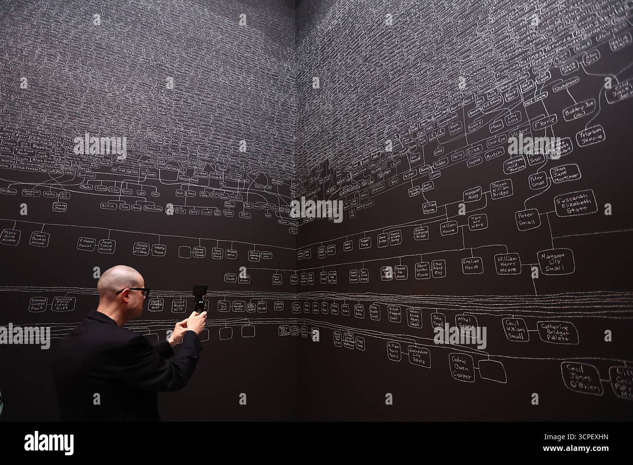 General view during a media preview of ‘Kith and Kin’ an exhibition by ...