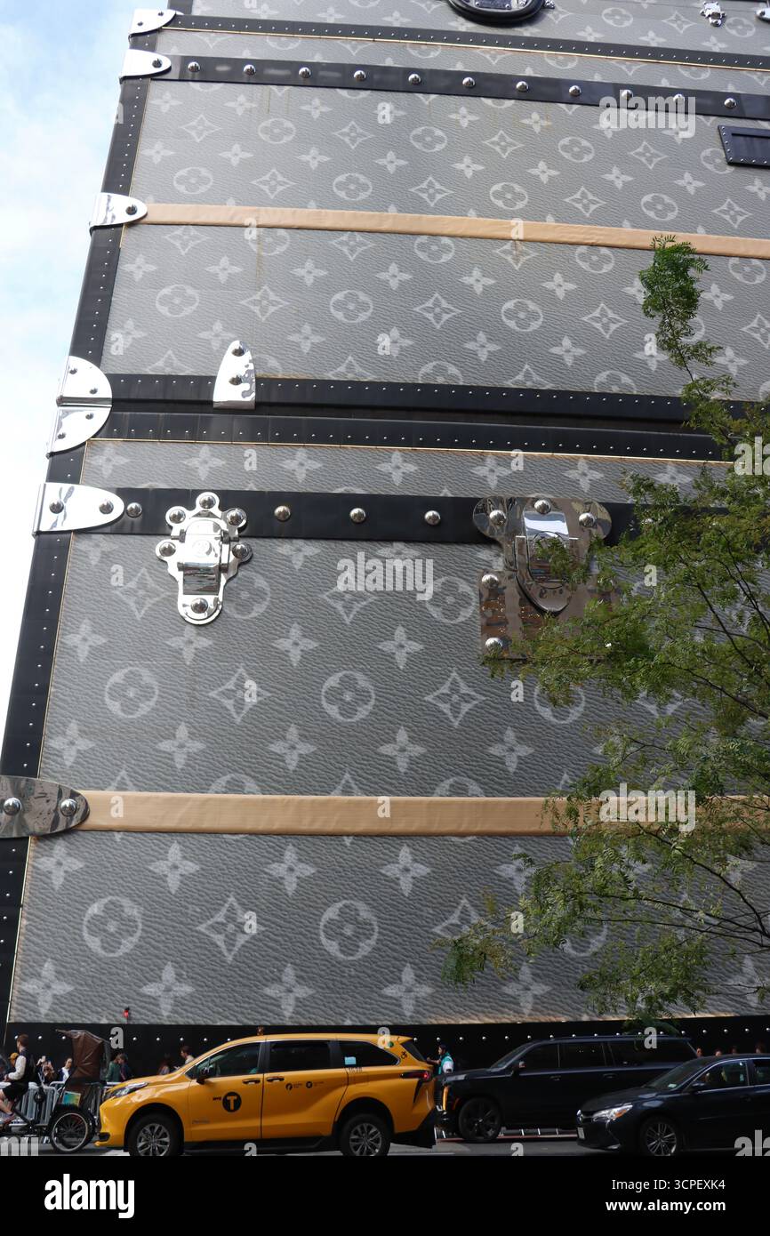 Louis Vuitton Trunk Building is a temporary installation covering the ...