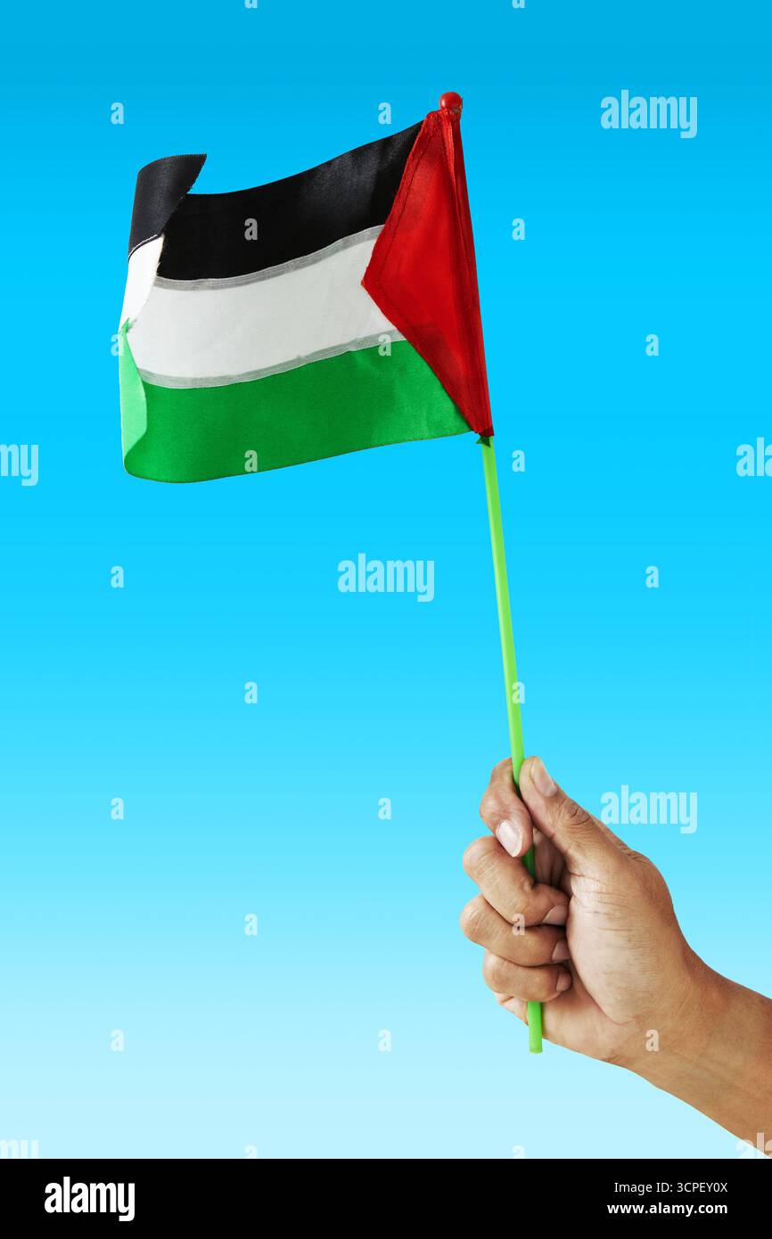 Hand holding small palestinian hi-res stock photography and images - Alamy
