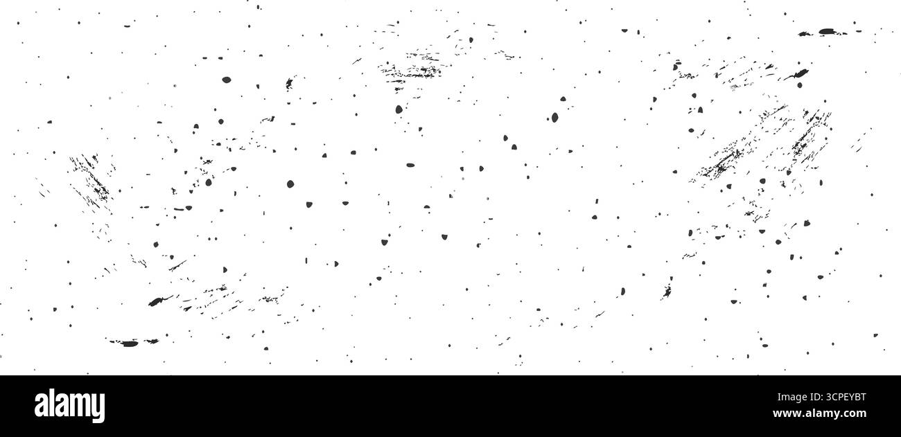 Speckled gritty background. Grungy splash repeated effect. Black and ...