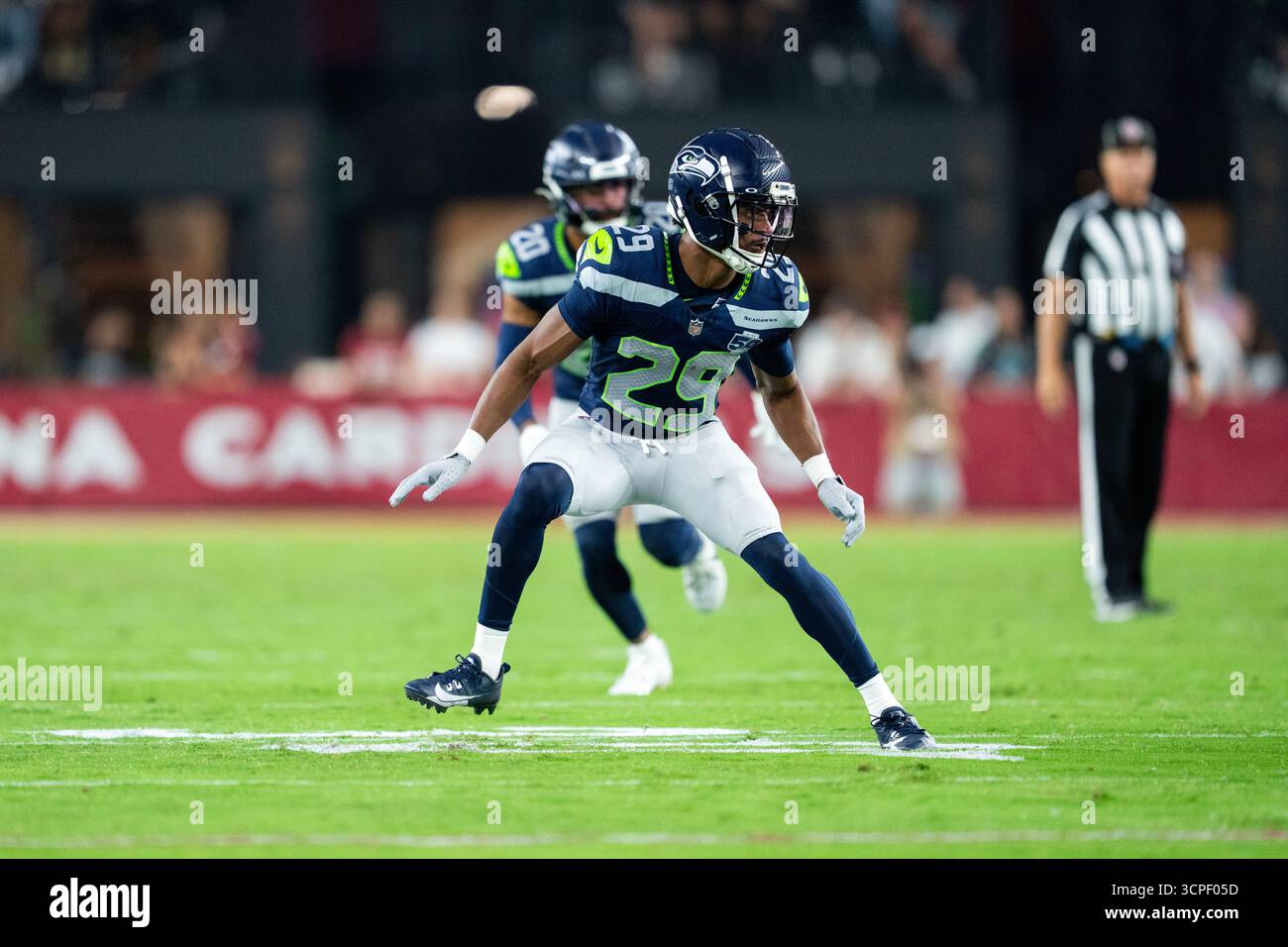 Seattle Seahawks cornerback Josh Jobe (29) runs during a NFL football ...