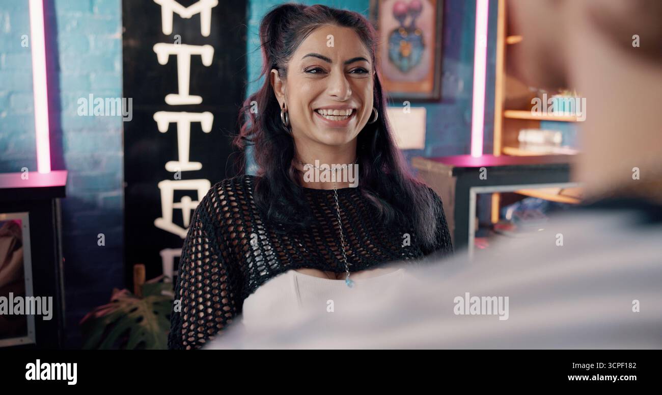 Front desk of the tattoo shop hi-res stock photography and images - Alamy