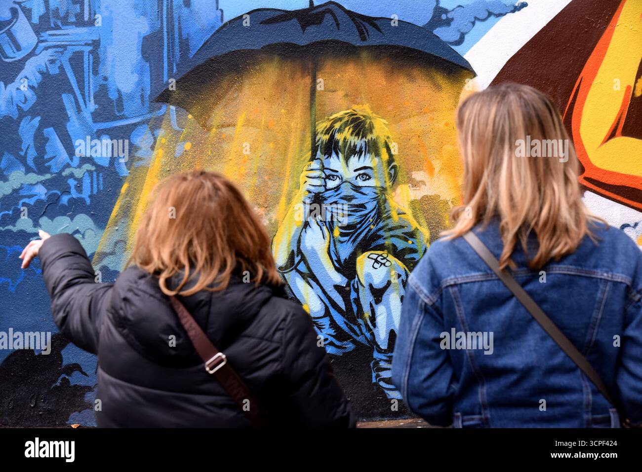 The Human Rights Wall, Inauguration of the new mural on the right to ...