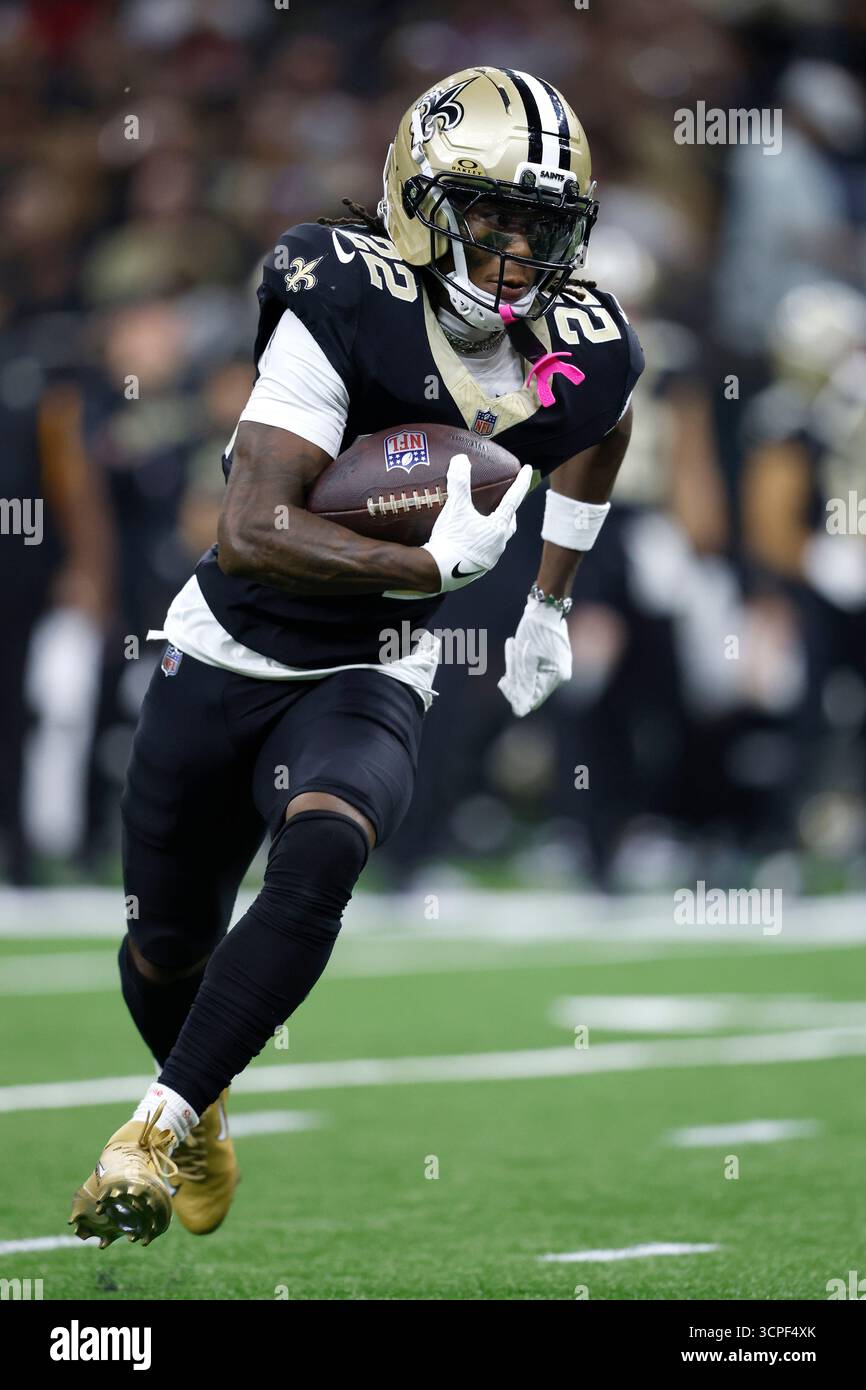 New Orleans Saints wide receiver Rashid Shaheed (22) runs the ball ...